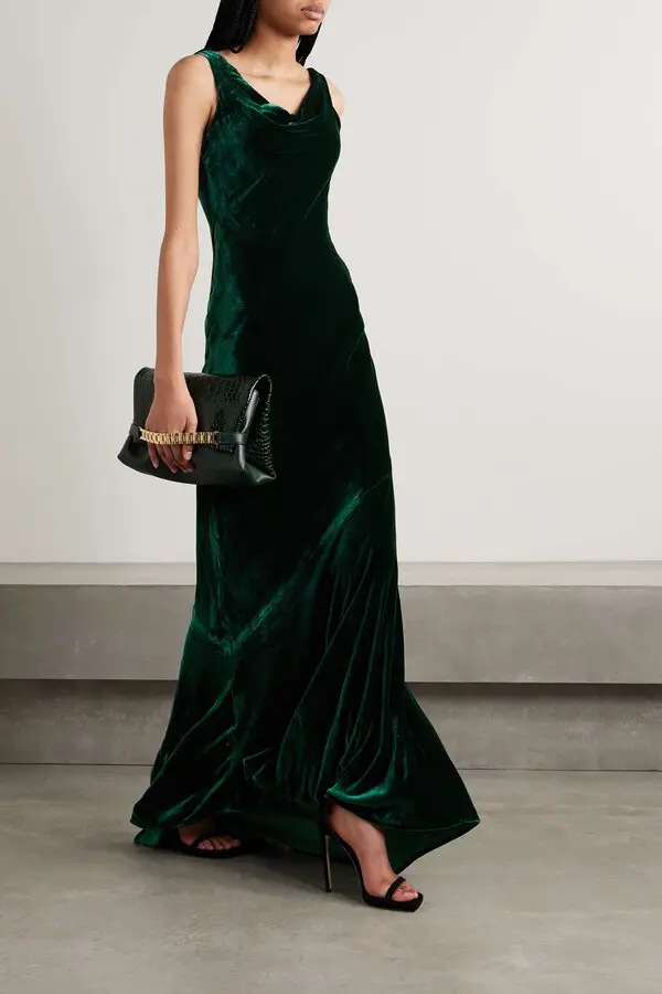 Saloni Asher Velvet Gown