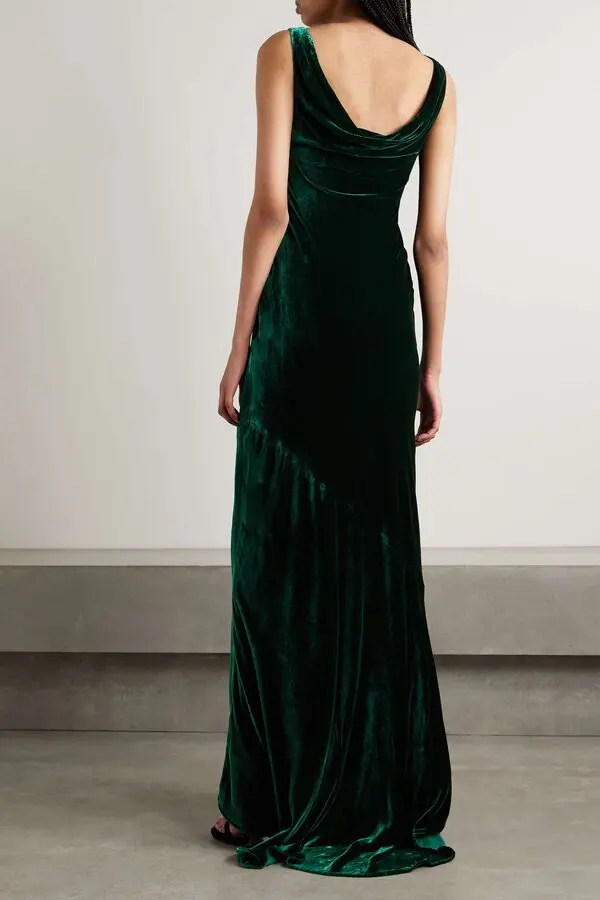 Saloni Asher Velvet Gown