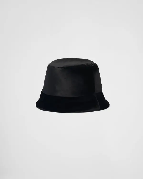 Prada Velvet Bucket Hat