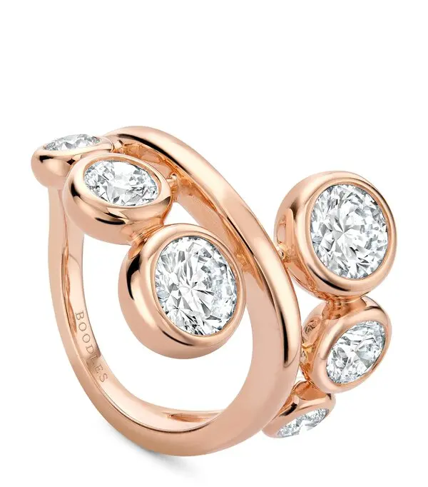 BOODLES Diamond Ring - Rose Gold