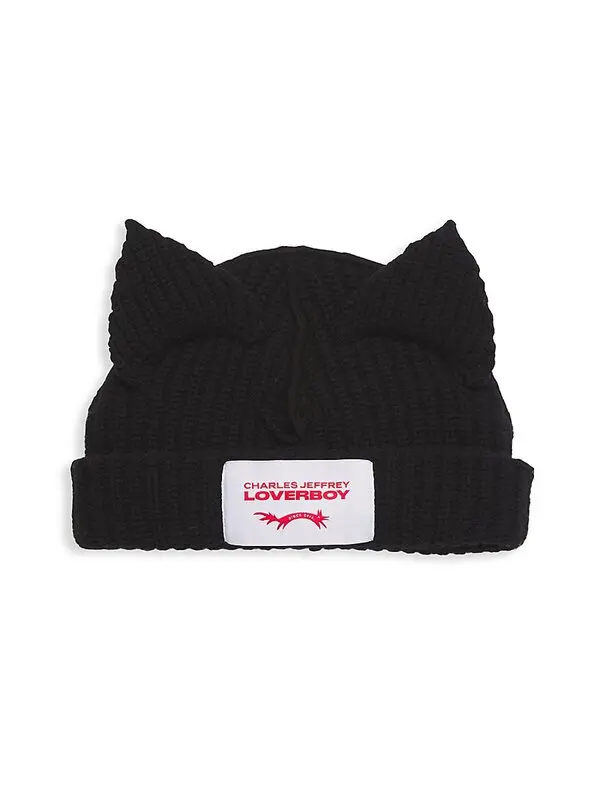 CHARLES JEFFREY Chunky Ears Wool Beanie