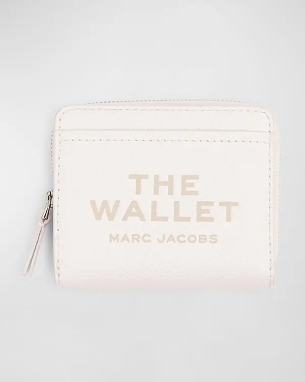 Marc Jacobs The Leather Mini Compact Wallet - Cotton