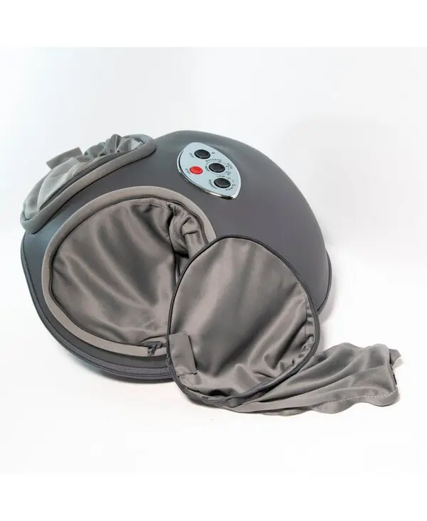 PROSPERA Shiatsu Foot Massager With Heat And Compression Air - Dark Grey