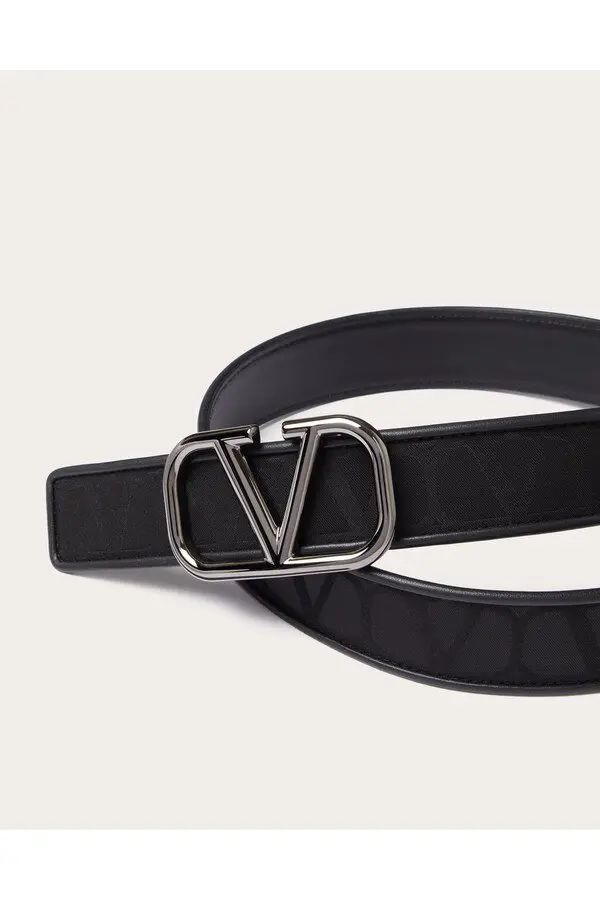 Valentino Valentino Toile Iconographe Fabric Belt VALENTINO GARAVANI - 40mm Toile Iconographe Belt Valentino  main image 2