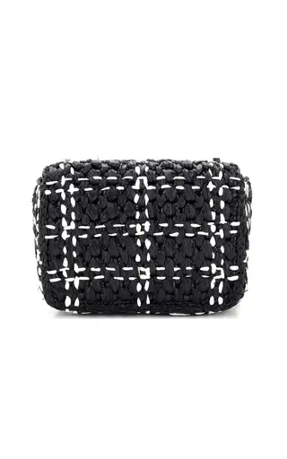MODA ARCHIVE X REBAG Chanel Pre-owned Cc Mini Raffia Chain Flap Bag