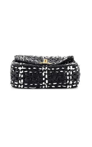 MODA ARCHIVE X REBAG Chanel Pre-owned Cc Mini Raffia Chain Flap Bag