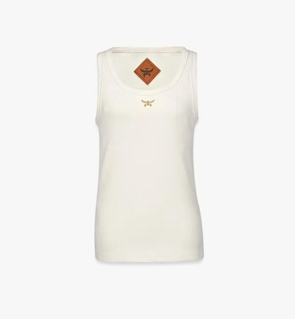 Mcm Logo Bouclé Tank Top