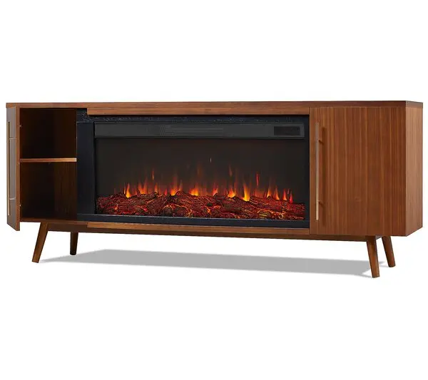 REAL FLAME Morris 72' Landscape Electric Firepl Ace Tv Stand - One-color