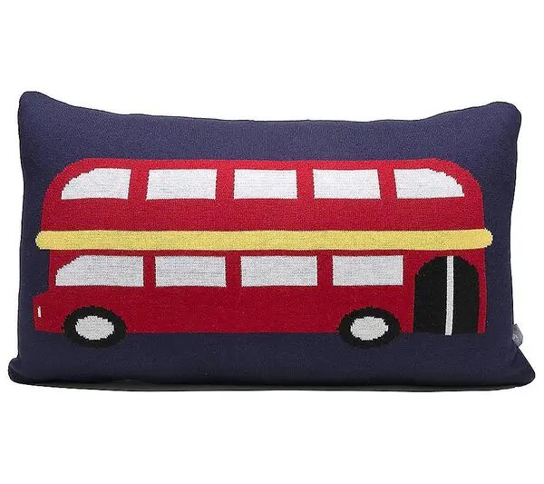 RIAN TRICOT Cushion London Double Decker Bus