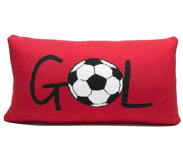 RIAN TRICOT Cushion Gol Red
