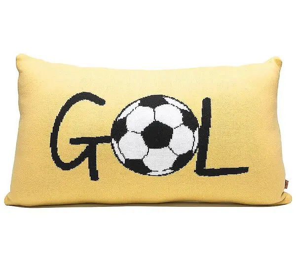 RIAN TRICOT Cushion Gol Yellow