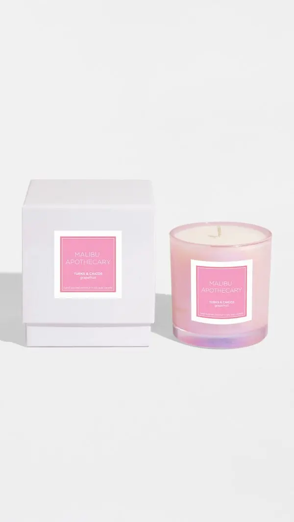 MALIBU APOTHECARY Turks & Caicos Candle 7.5 Oz/ 221