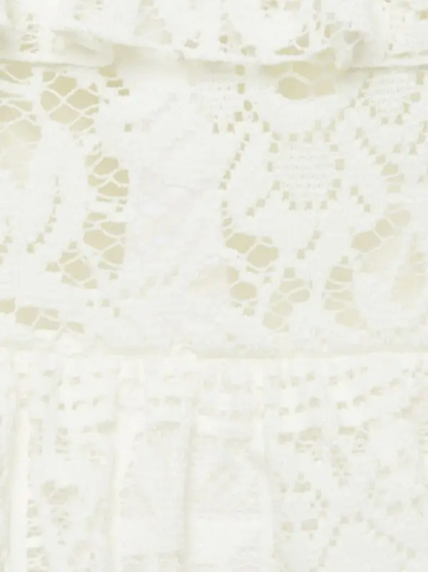 La DoubleJ Footloose Lace Midi Skirt