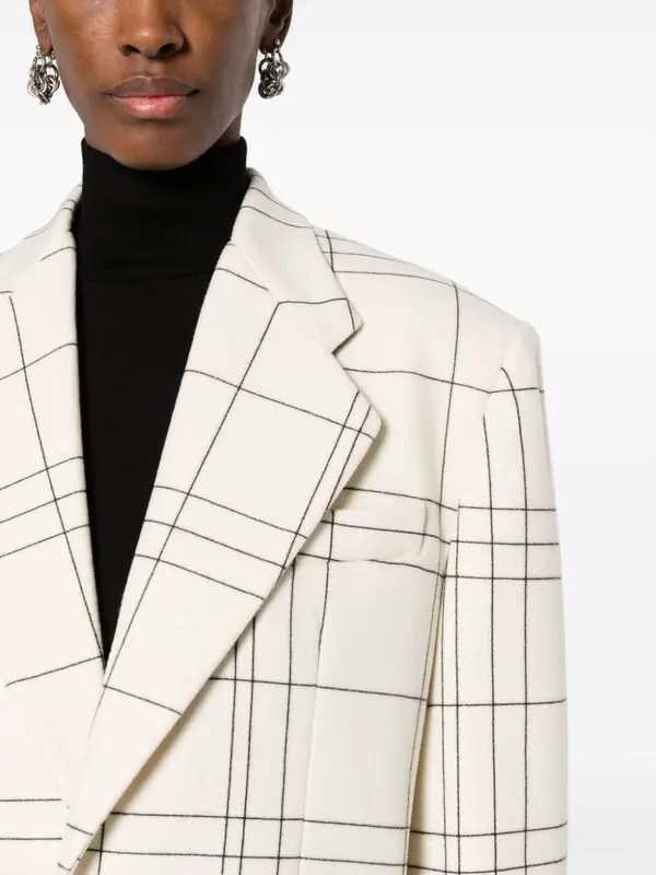 Marni Checked Single-breasted Blazer