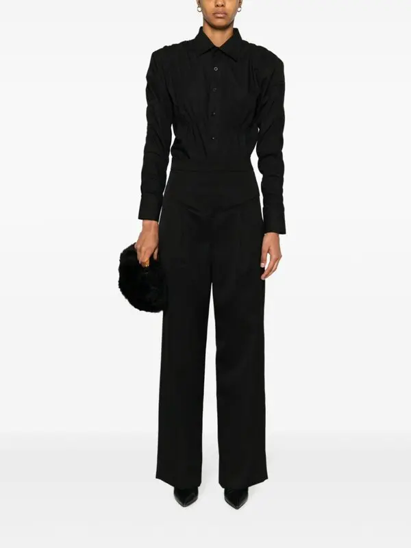 Isabel Marant Étoile Staya Wool Trousers - Black