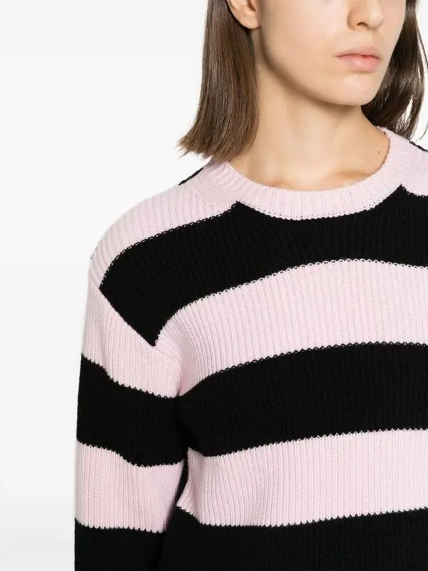 Valentino Garavani Striped Virgin Wool Jumper