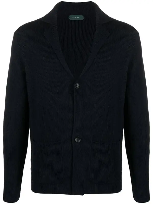 ZANONE Notched-lapels Virgin-wool Blazer