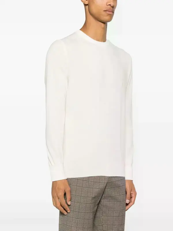 BALLANTYNE Crew-neck Cashmere Jumper - Neutrals