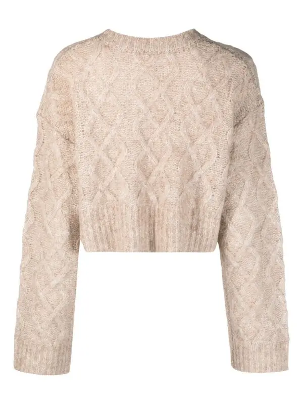 Remain Birger Christensen Cable-knit Wool Blend Jumper