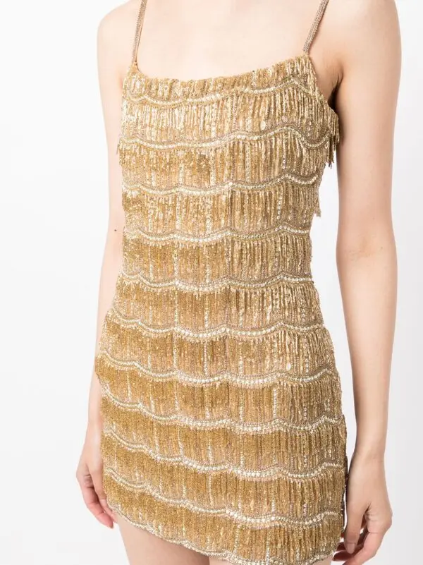 the golden goose dressed as an alpha boss chapter 5 Sadie Gold Hand Beaded Corset Gown main image 0