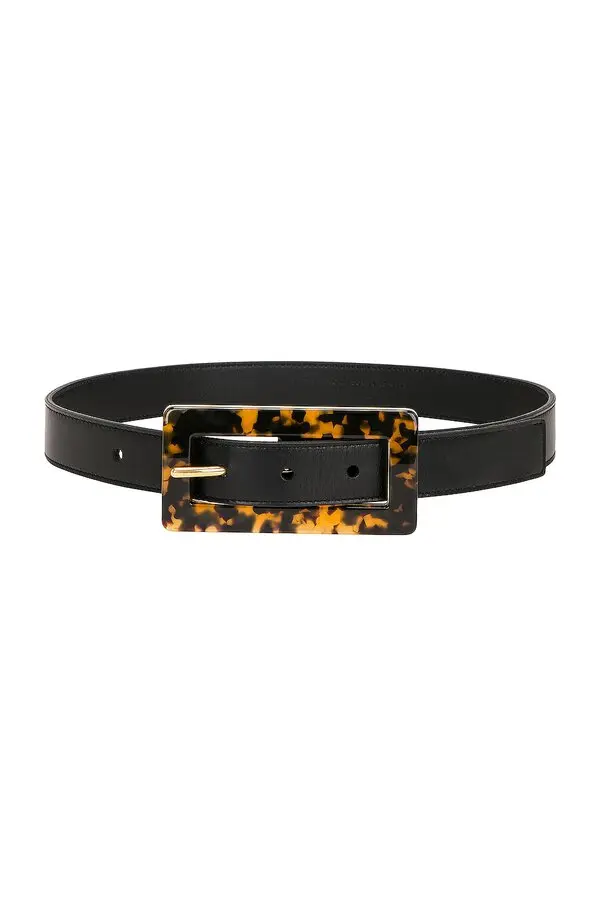 Saint Laurent Leather Belt - Havana