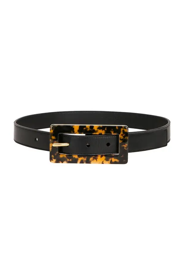 Saint Laurent Leather Belt - Havana