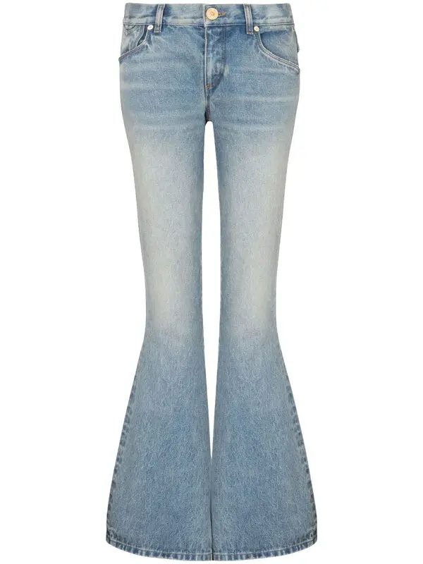 Balmain Western Bootcut Jeans - Blue