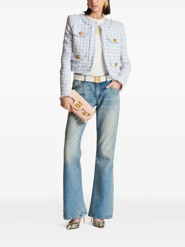 Balmain Western Bootcut Jeans - Blue