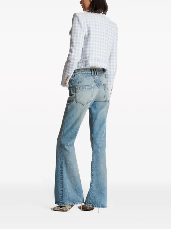 Balmain Western Bootcut Jeans - Blue