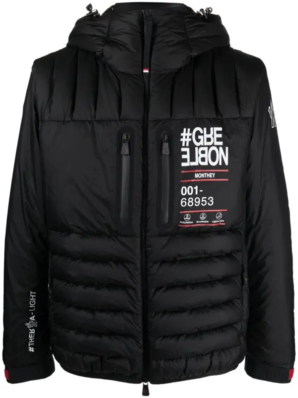 Moncler Monthey Zip-up Padded Jacket