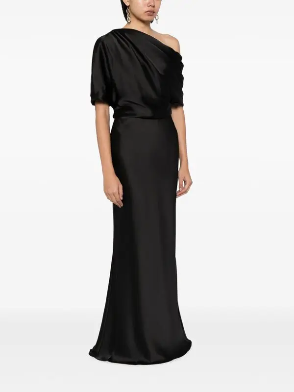 amsale off shoulder dress P359S - The Slouch
