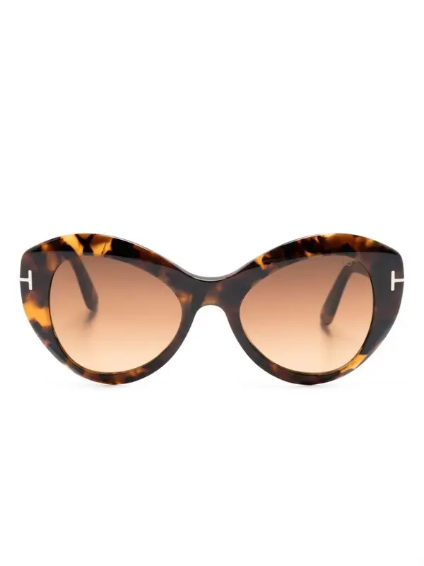 TOM FORD Guinivere Cat-eye Sunglasses - Brown