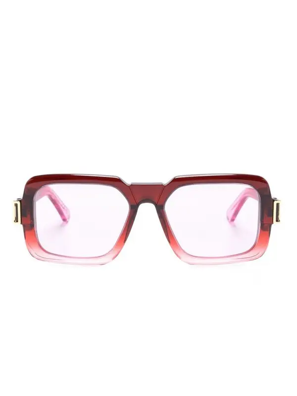 Marni Square-frame Glasses - Red