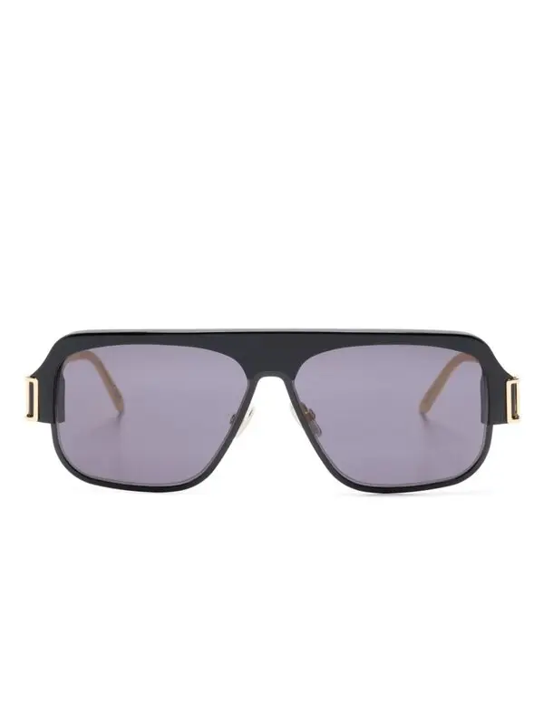 Marni Burullus Pilot-frame Sunglasses - Black