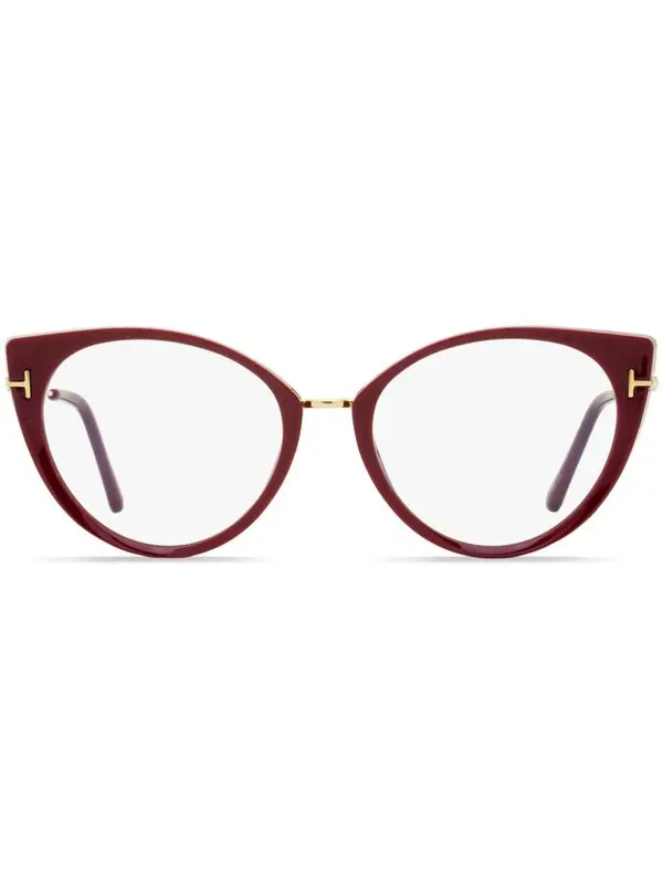 TOM FORD Cat-eye Frame Glasses - Red