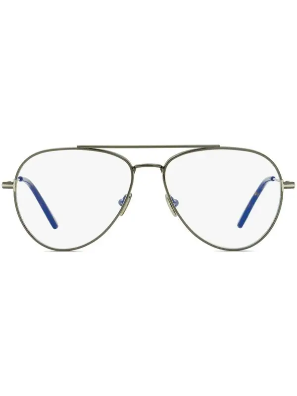 TOM FORD Pilot-frame Glasses - Silver