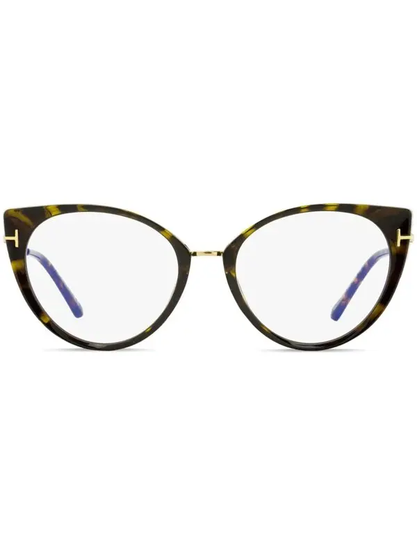 TOM FORD Cat-eye Frame Glasses - Brown