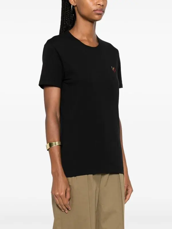 Paul Smith Swirl Heart-embroidered T-shirt