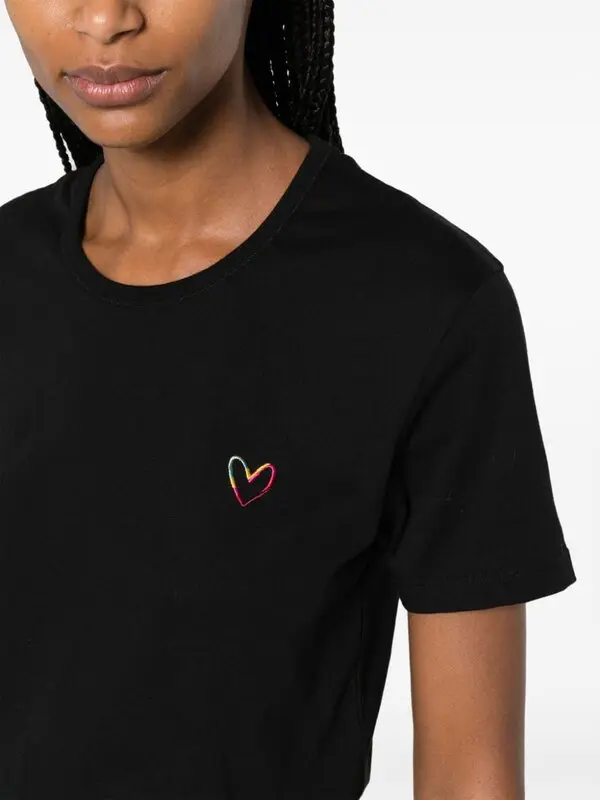 Paul Smith Swirl Heart-embroidered T-shirt