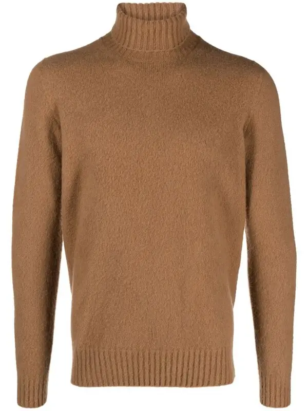 DRUMOHR Roll Neck Lambs Wool Jumper