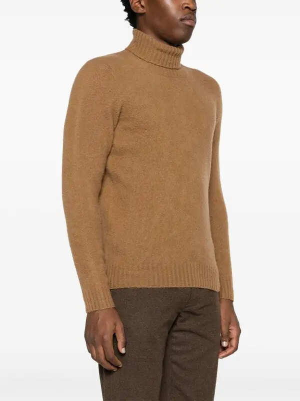 DRUMOHR Roll Neck Lambs Wool Jumper