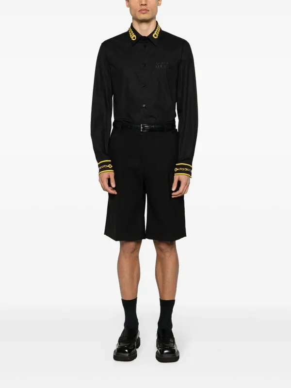Versace Chain Couture Cotton Shirt