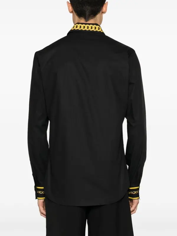 Versace Chain Couture Cotton Shirt