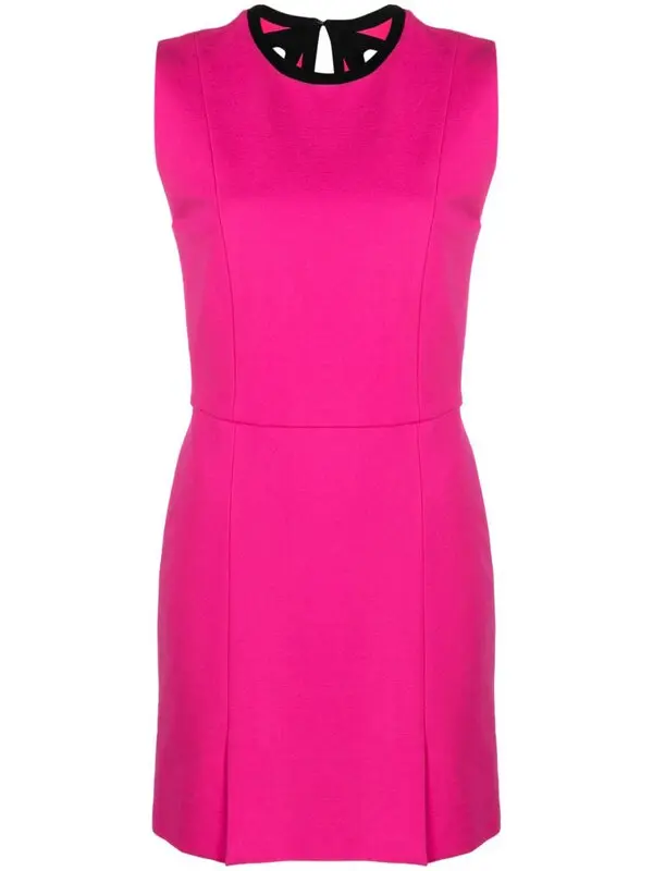 MSGM Cutout-bow Minidress - Pink