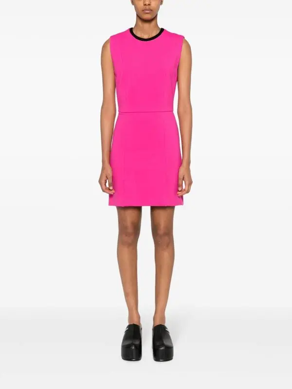 MSGM Cutout-bow Minidress - Pink