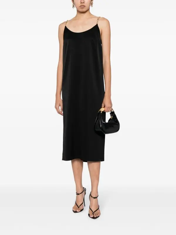 Michael Kors Chain-link Crepe Midi Dress