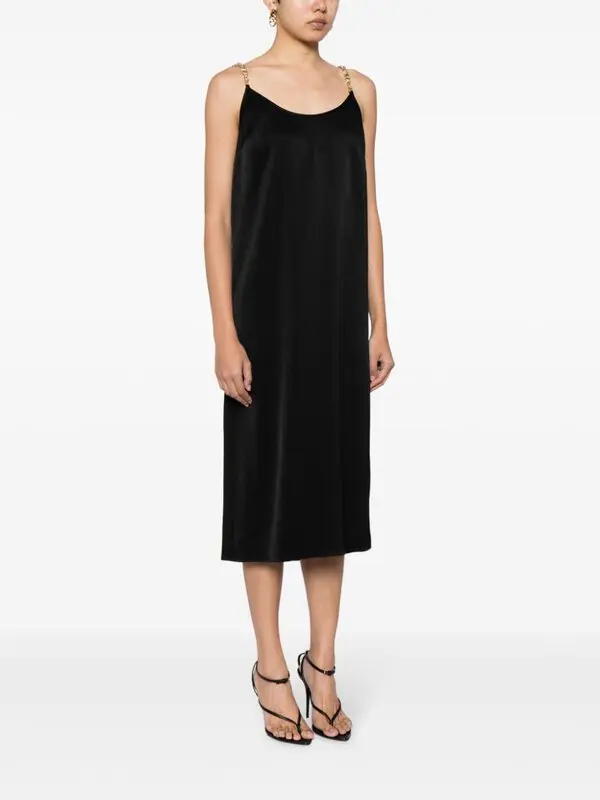 Michael Kors Chain-link Crepe Midi Dress
