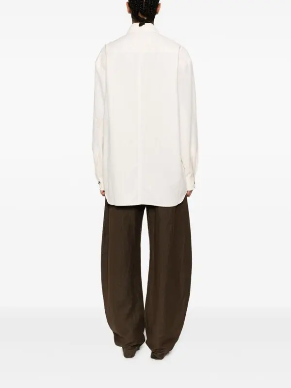 Nanushka Fabian Logo-embroidered Shirt