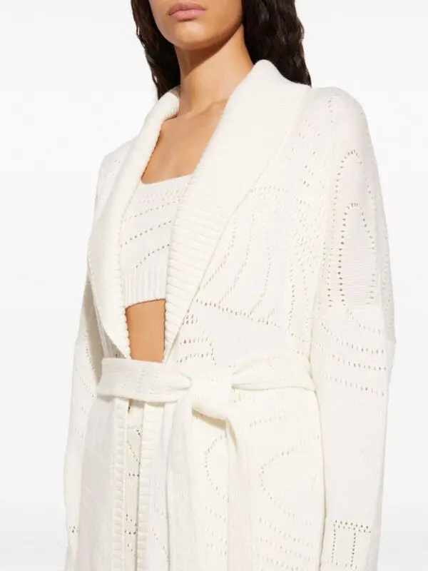 Emilio Pucci Pointelle-knit Cashmere Cardigan