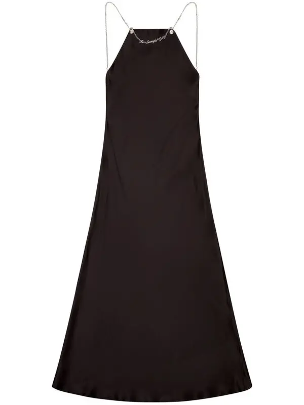 DIESEL® D-eliz Satin Midi Dress
